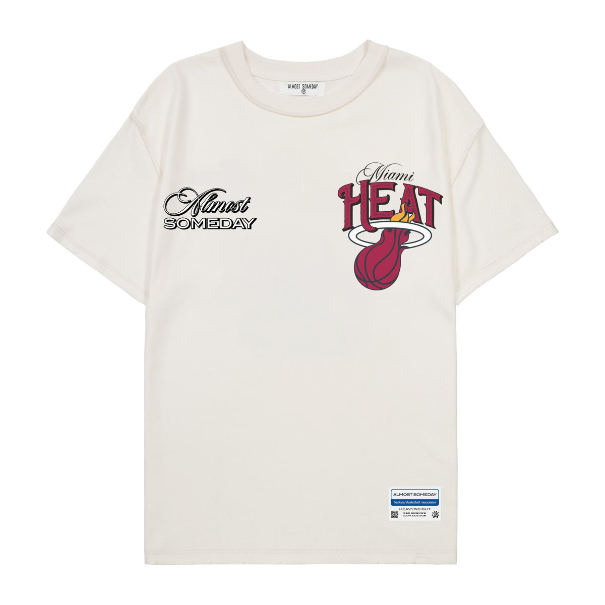 Miami Heat Tee (Cream) – ALMOST SOMEDAY