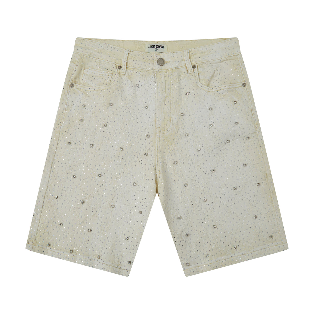 Gemstone Denim Jorts - White – ALMOST SOMEDAY